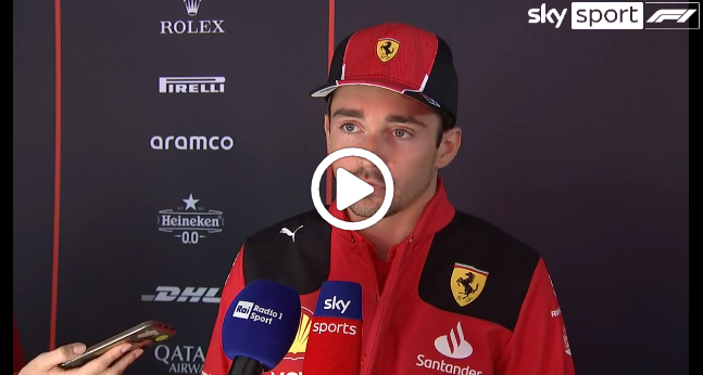 F1, Leclerc sconsolato: "Spero di tornare a vincere, presto" [ VIDEO ]