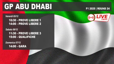 F1 2025, Gp Abu Dhabi: prove libere, qualifiche e gara [ Live Timing ]